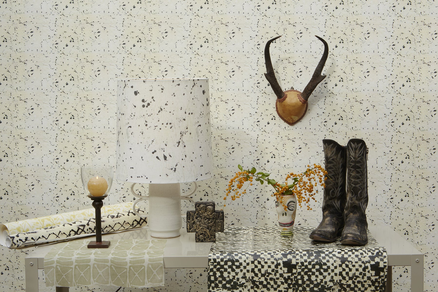 Stylus, Ink – Philomela Textiles and Wallpaper