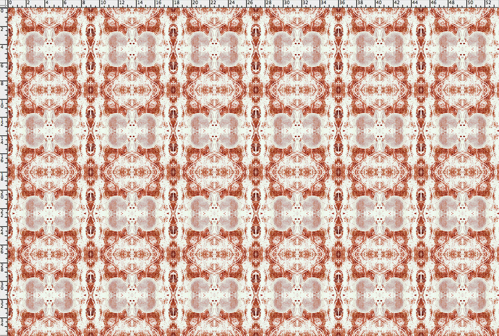 Papeari, Persimmon – Philomela Textiles and Wallpaper