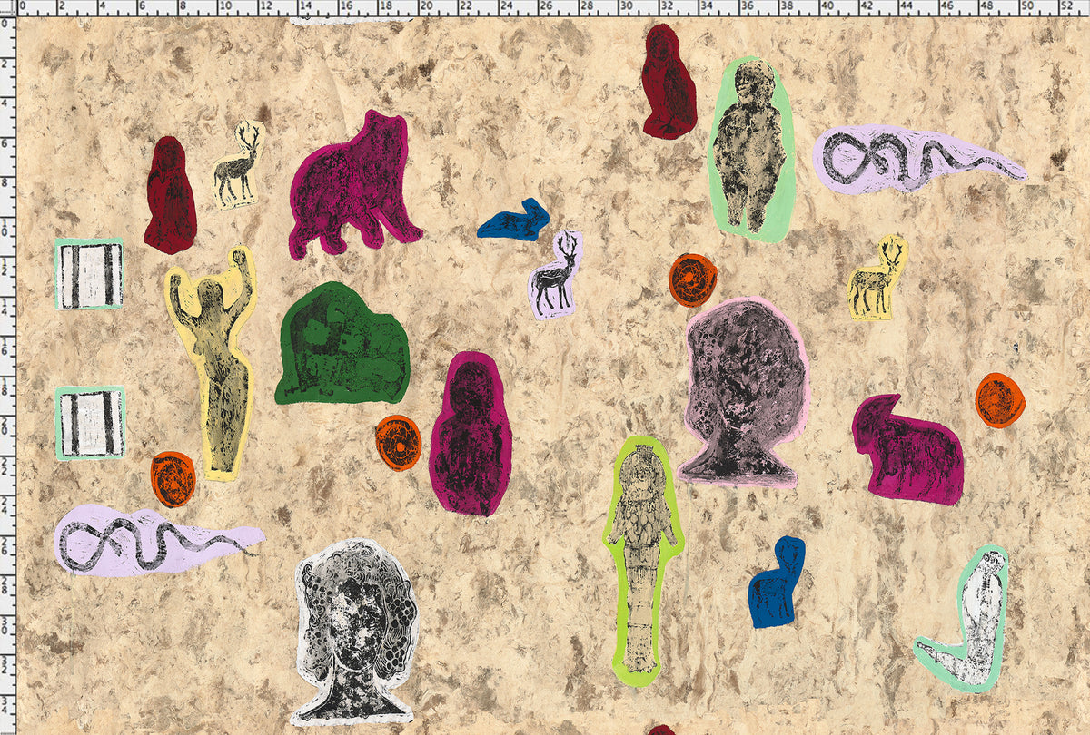 The Great Mother, Bark – Philomela Textiles and Wallpaper